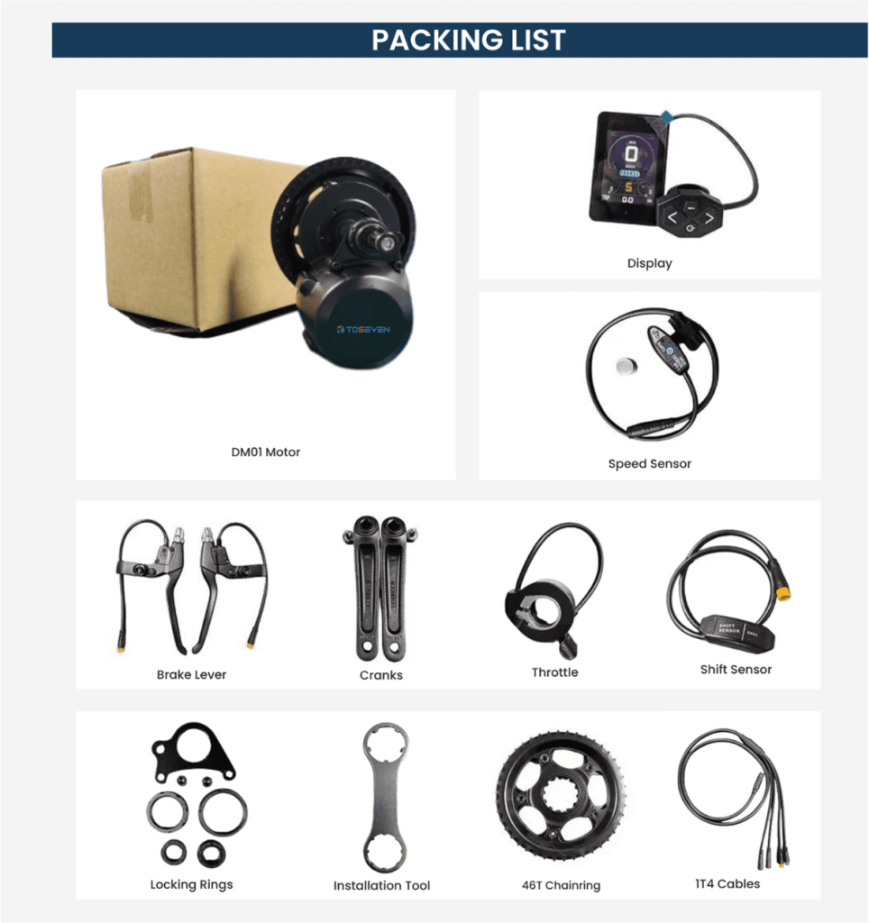 Mid Motor Conversion Kits for Ultimate E-Bike Performance