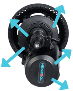 DM02 Ebike Mid-Drive Motor - To7motor